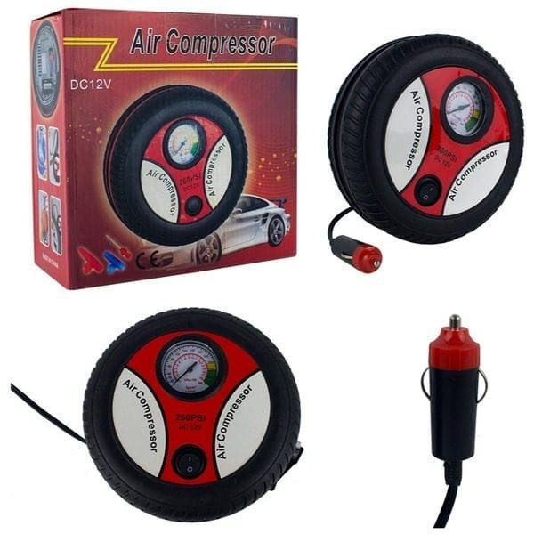 Compresor Auto 12V Cu Butelie - Casă și Grădină Cu Stil: 4scaune.ro