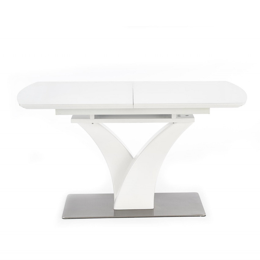 Masa Rotunda Alba Extensibila - Design Elegant Si Functional